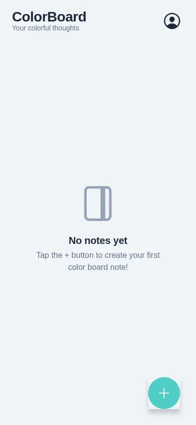 ColorBoard Notes App