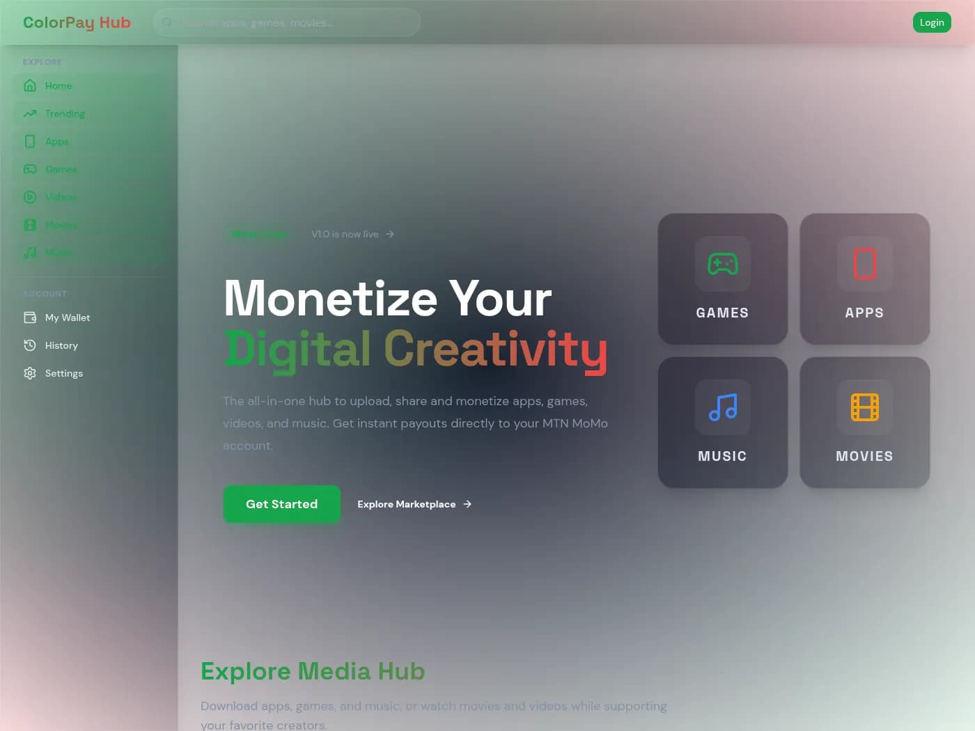ColorPay Media Hub
