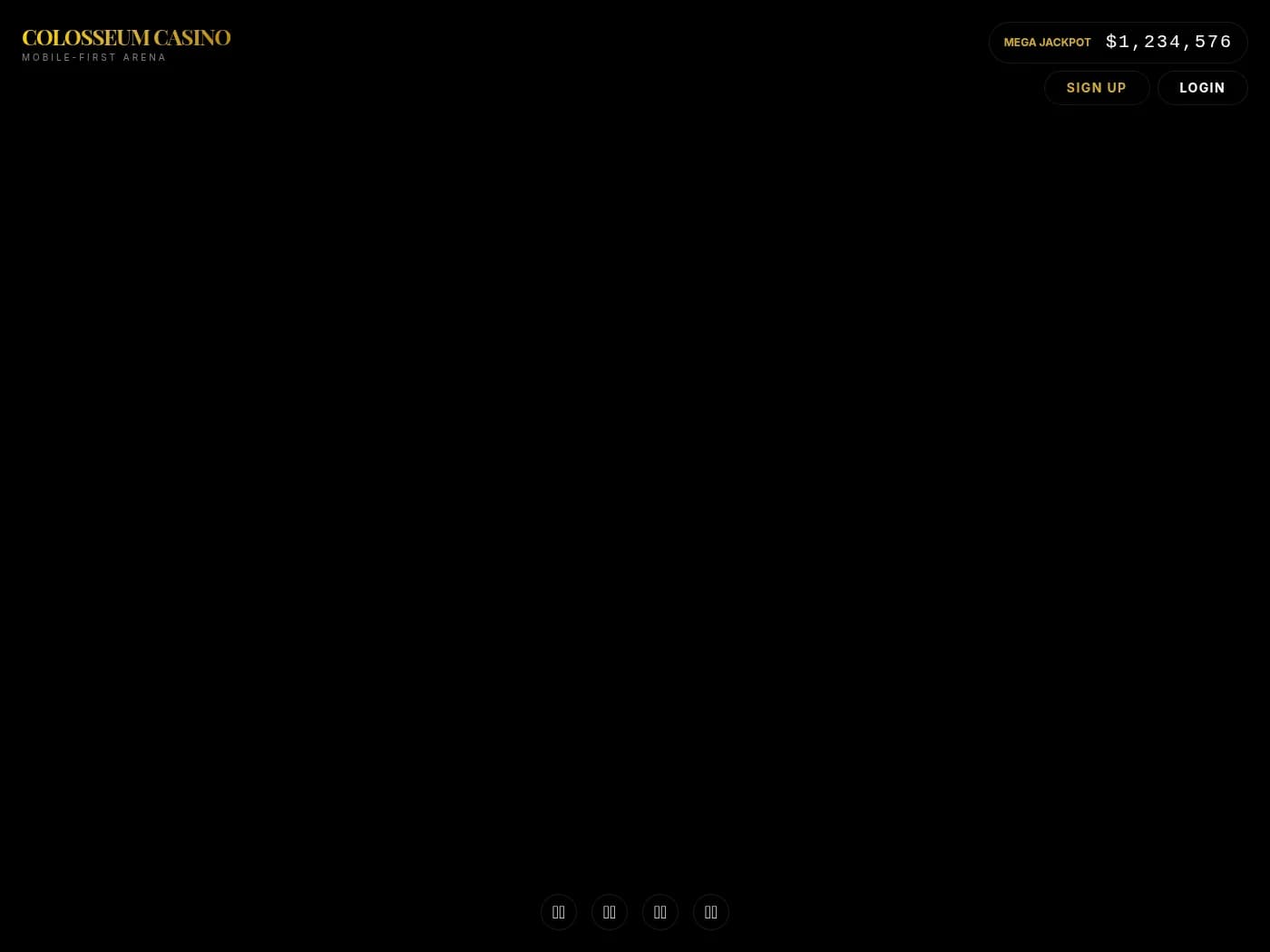 Colosseum Casino Web App