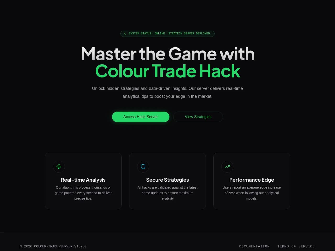 Colour Trade Hack Server