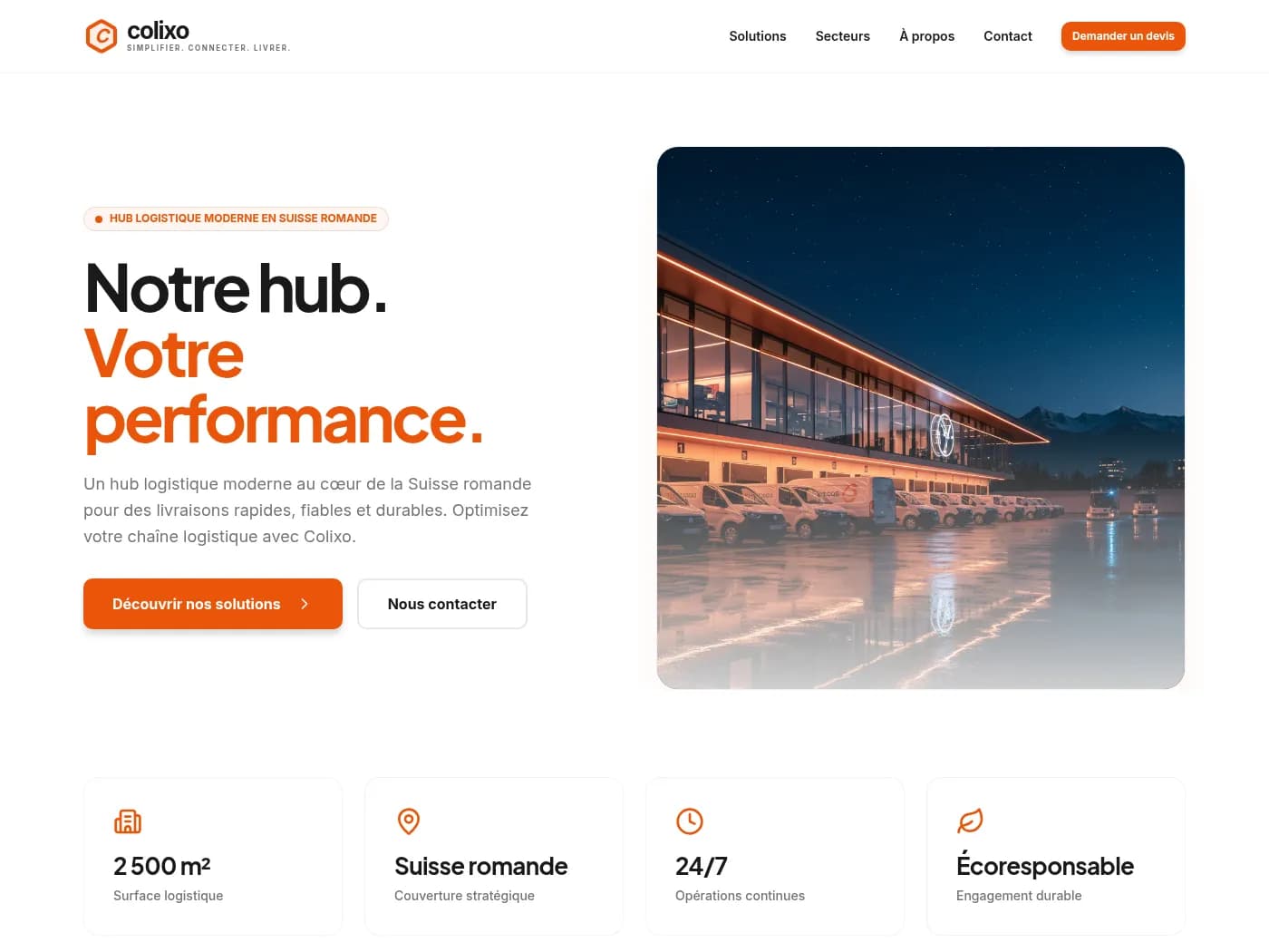 Coloxio Landing Page