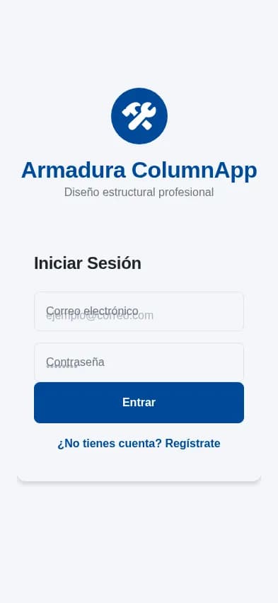 Armadura ColumnApp