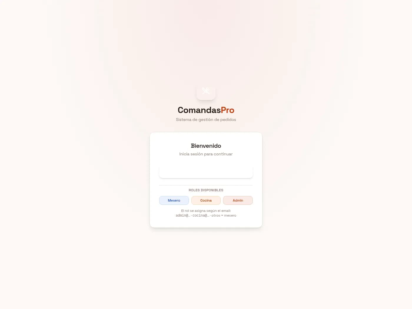 Restaurante Comandas Pro