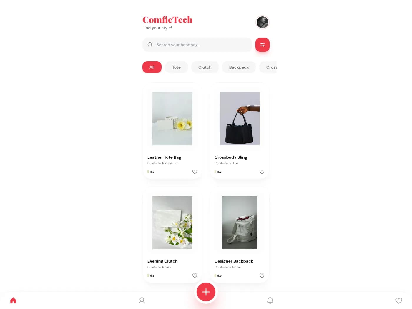 ComfieTech Handbag Storefront