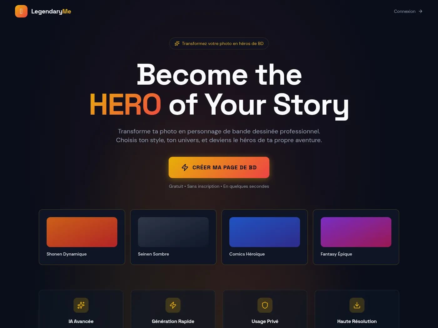 Heroic Comic Creator