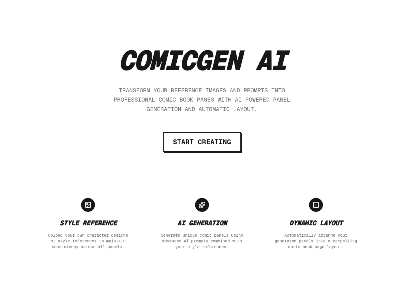 Comic Panel Generator