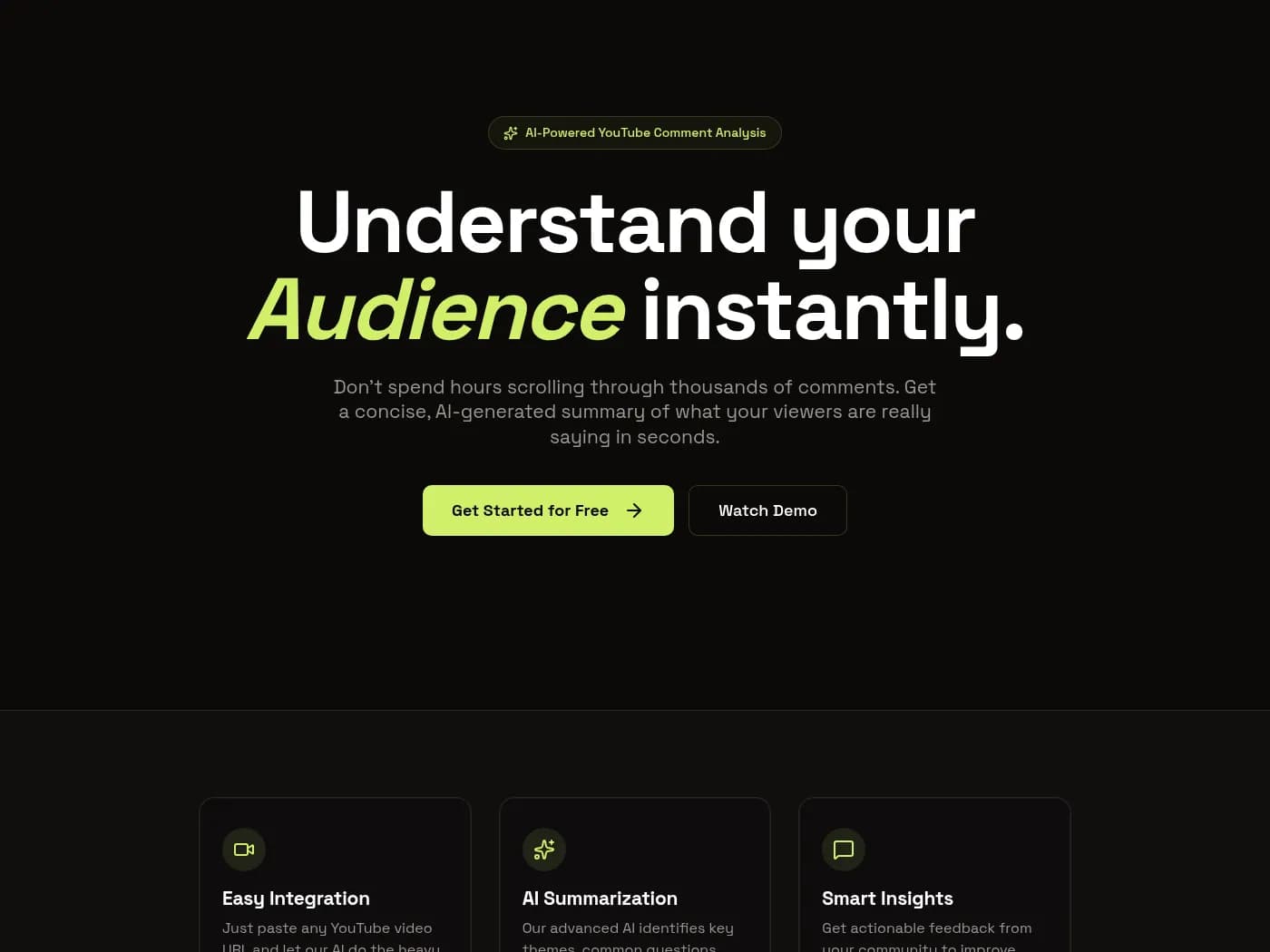 Comment Summarizer AI