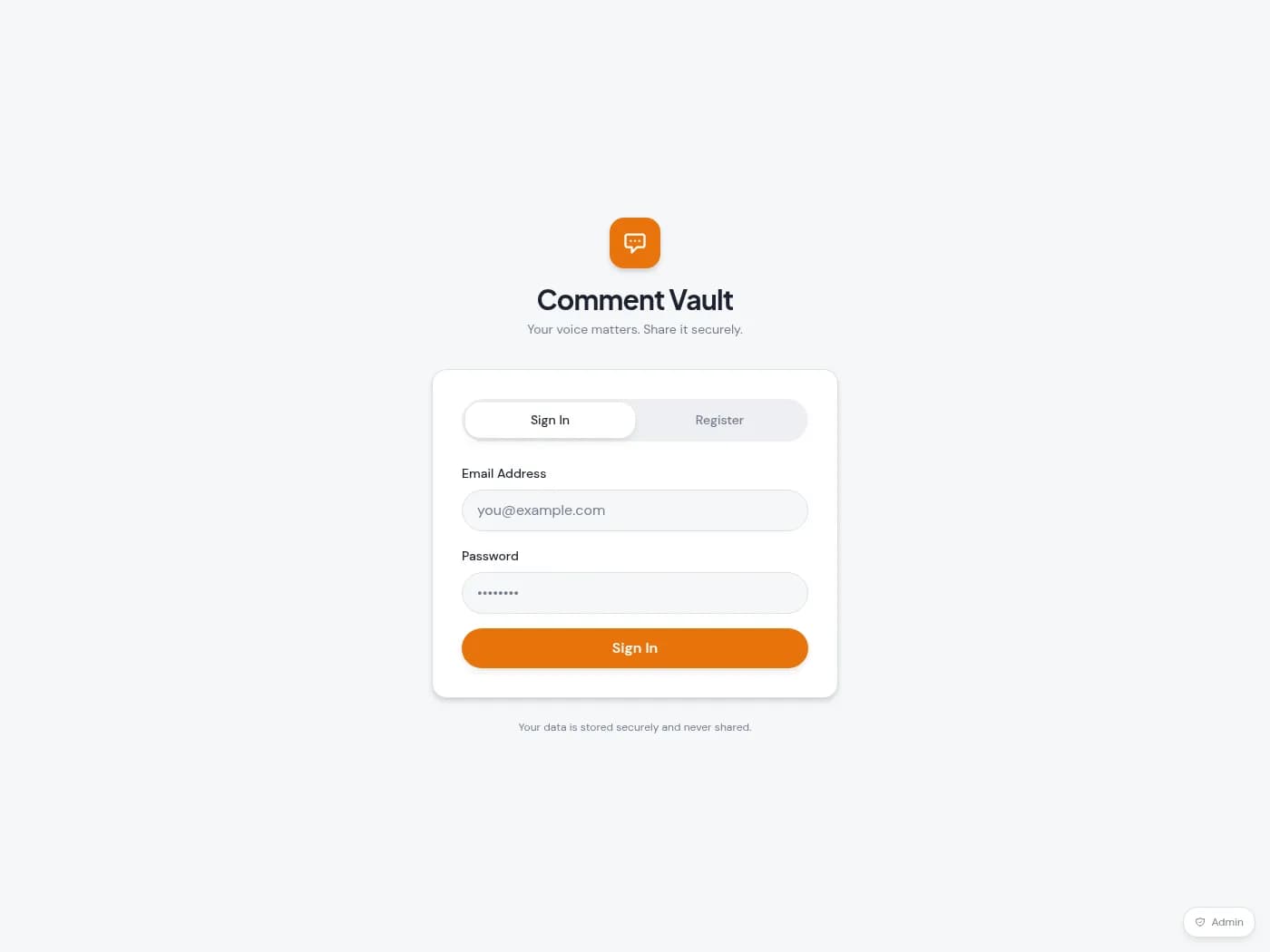 Comment Vault