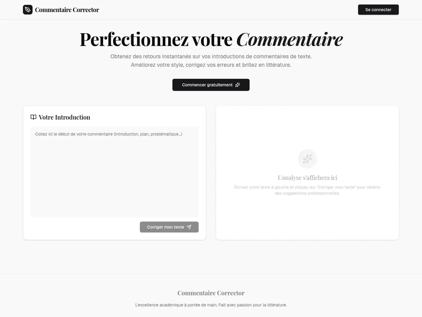 Commentaire Corrector