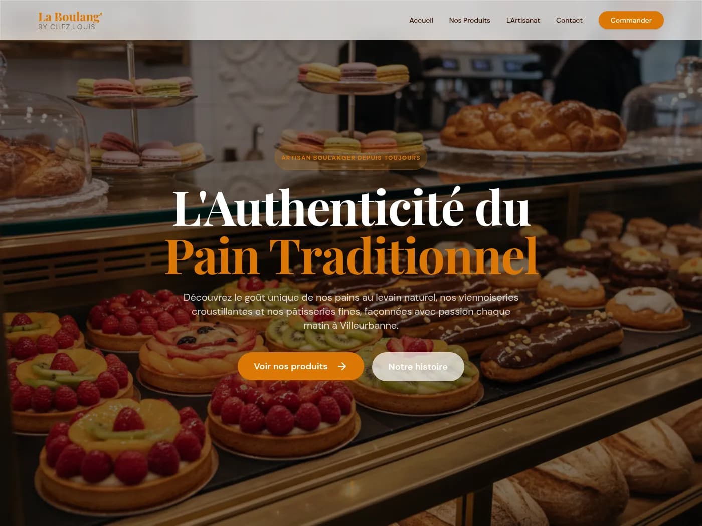 Commerce Vitrine Site