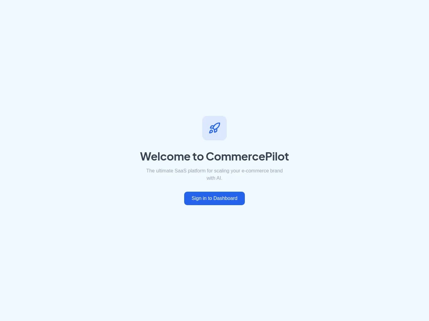 CommercePilot SaaS