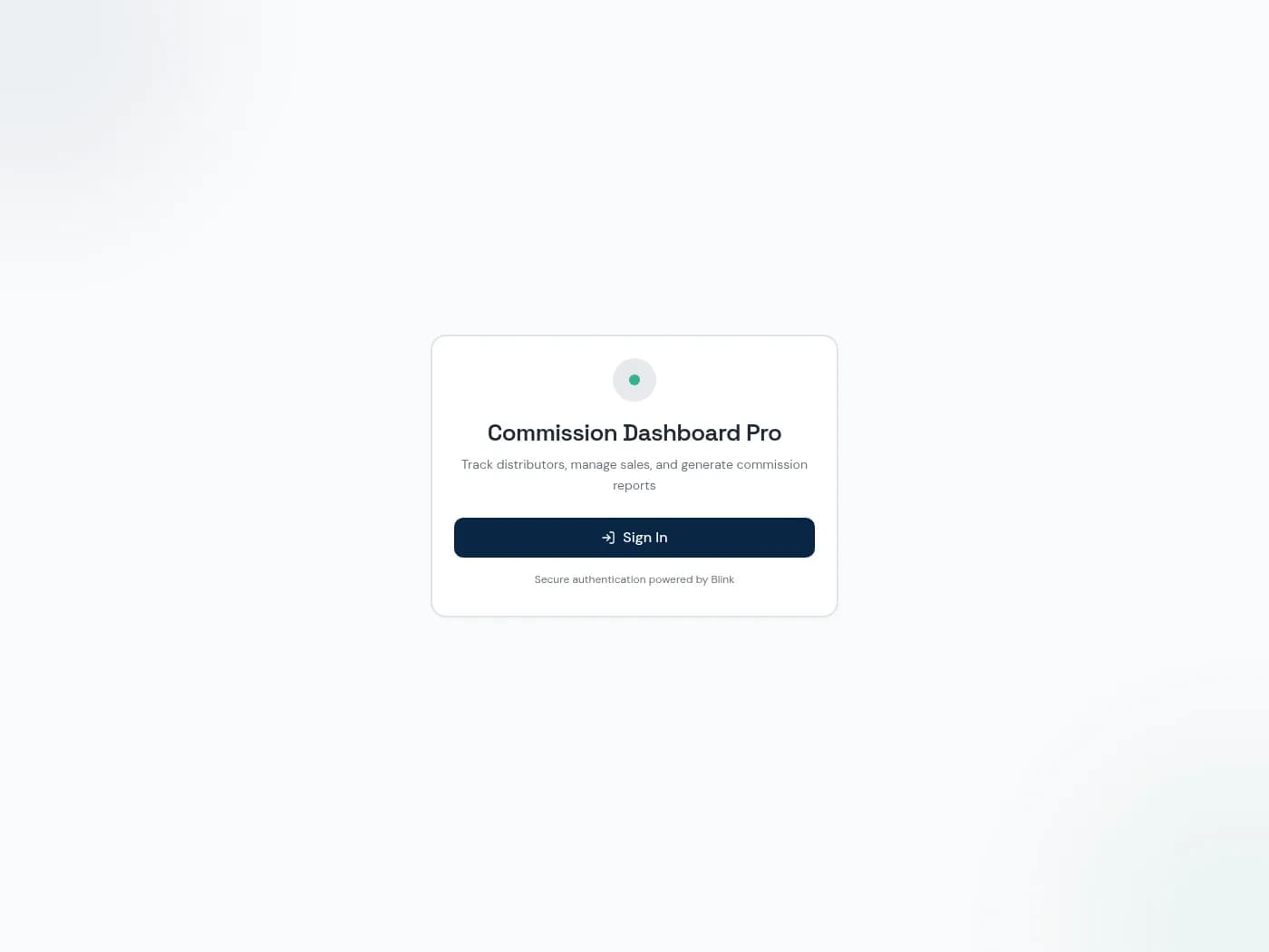 Commission Dashboard Pro