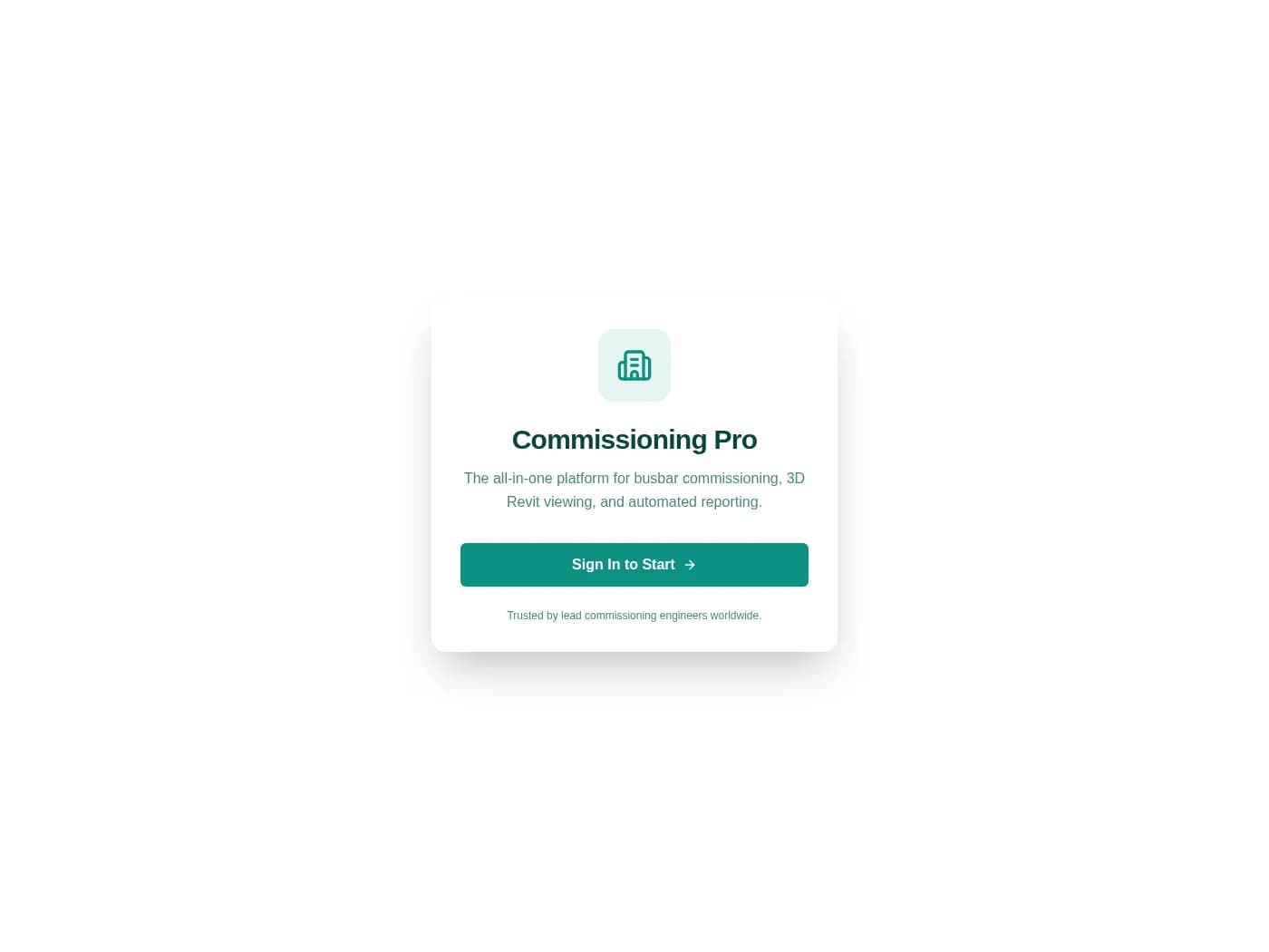 Commissioning Pro Manager