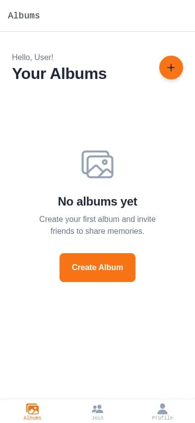 Community Album App
