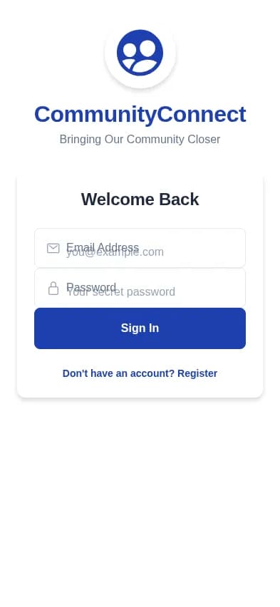 CommunityConnect App