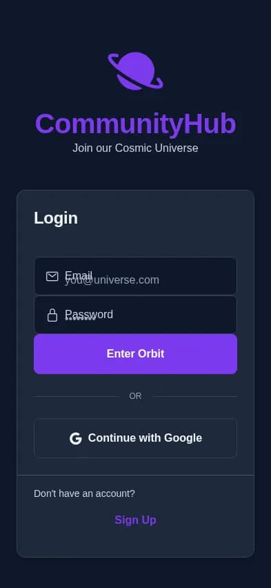 CommunityHub Mobile