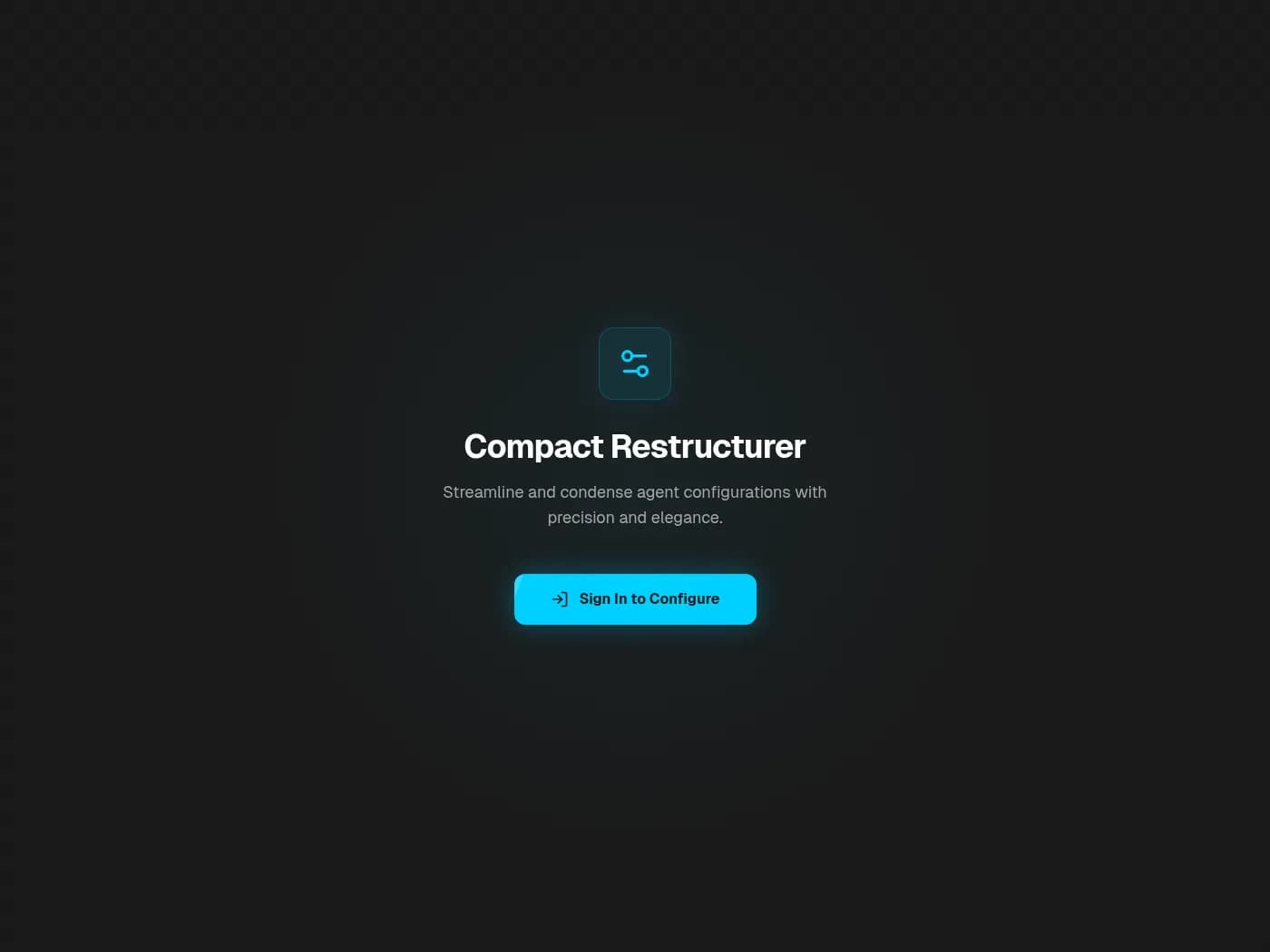Compact Input Restructurer