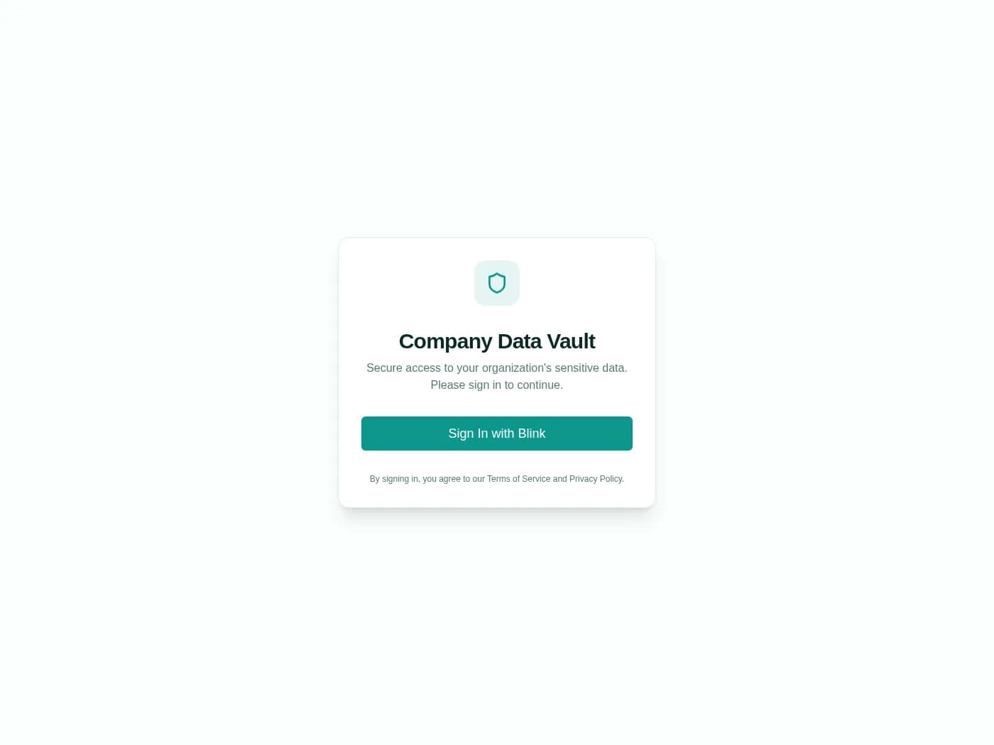 Company Data Vault