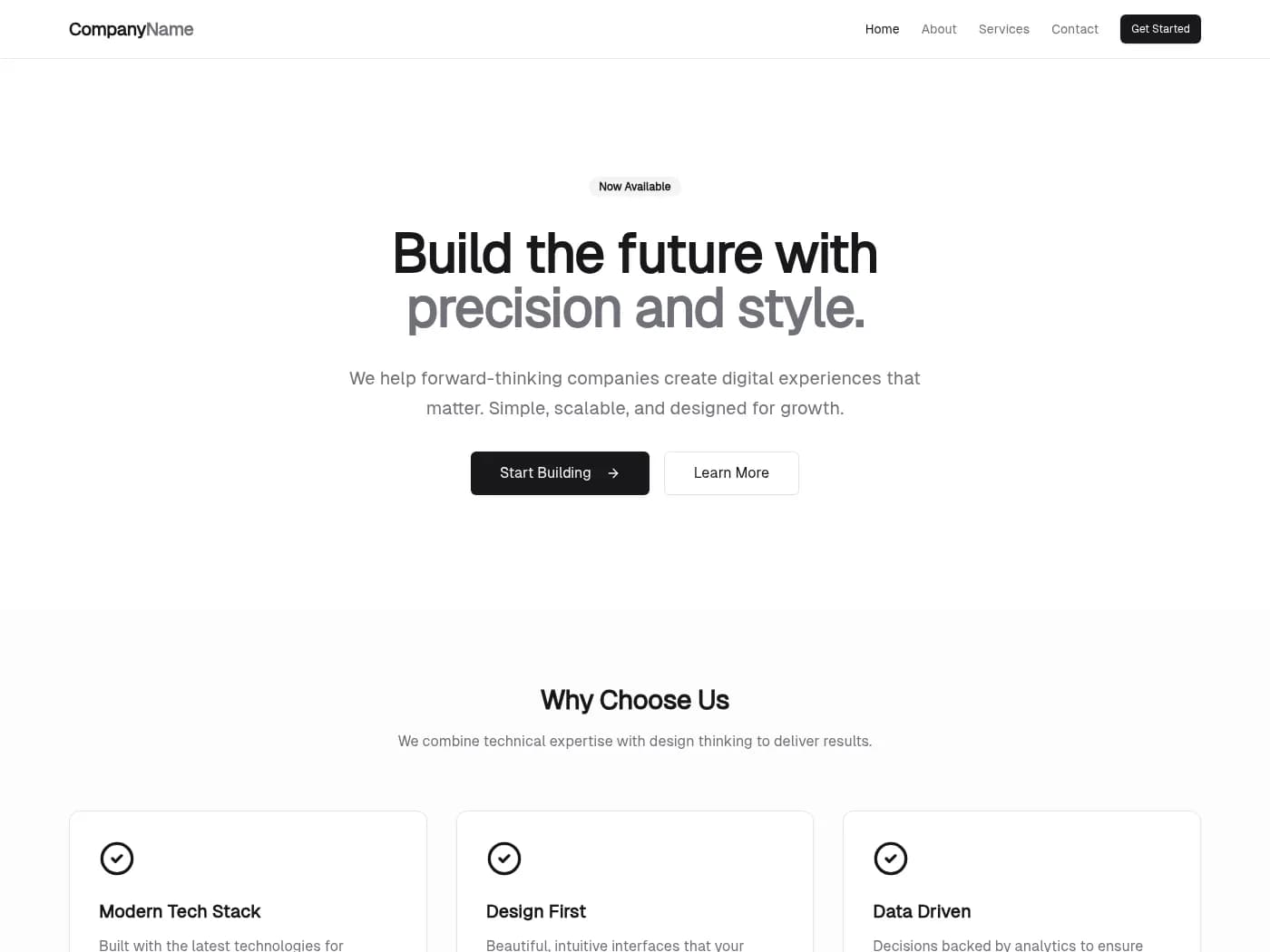 Company Web Presence