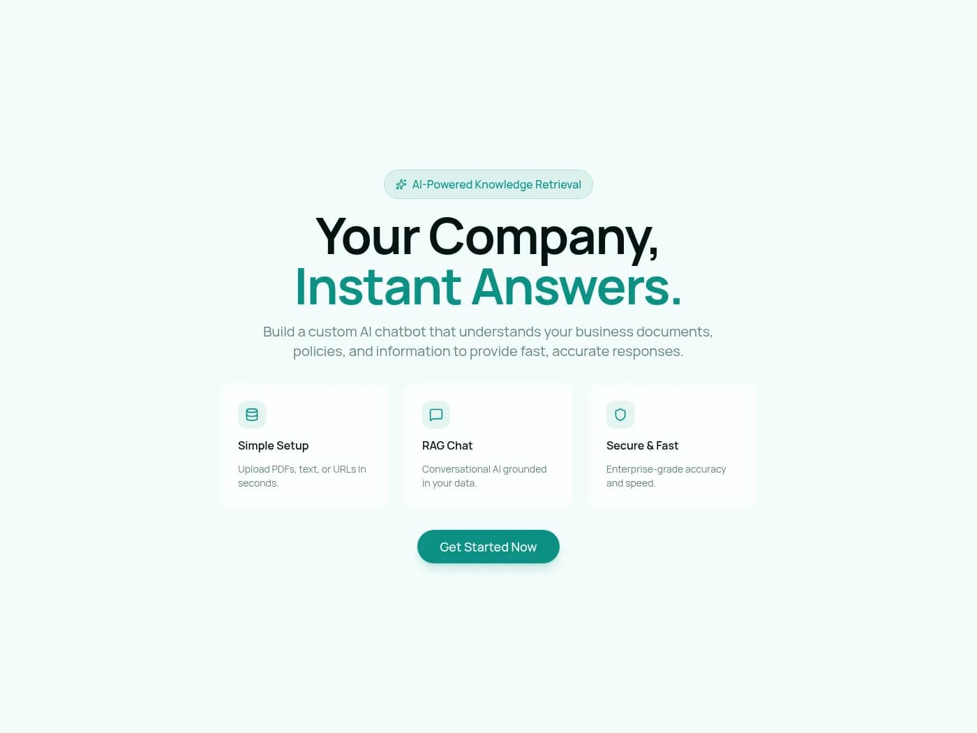CompanyRag Chatbot