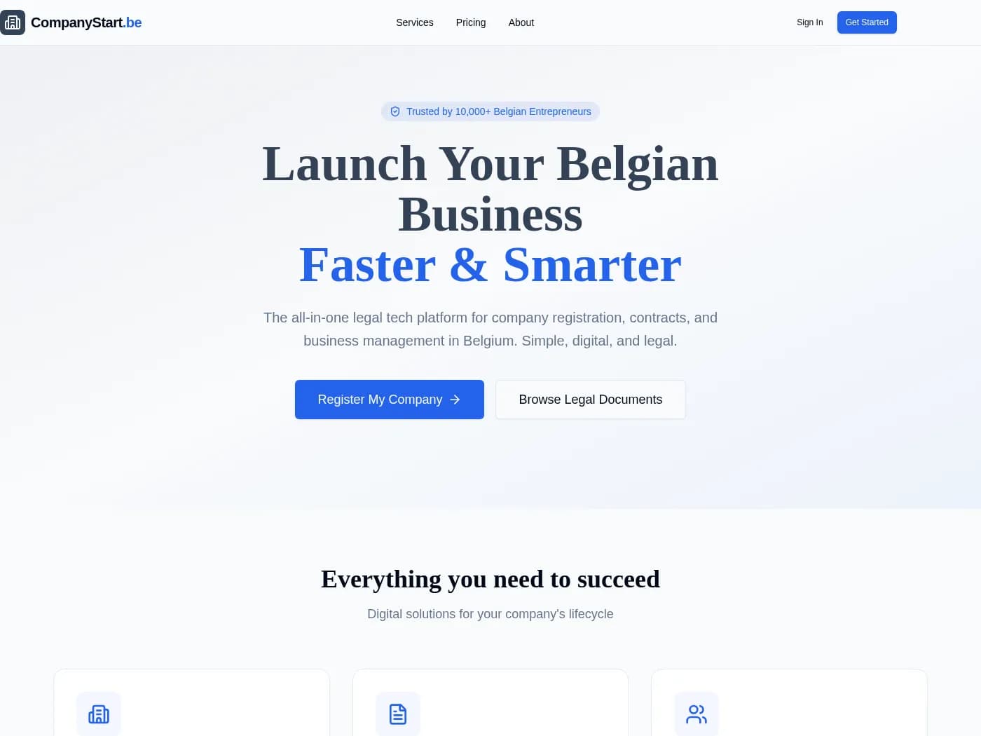CompanyStart Belgium