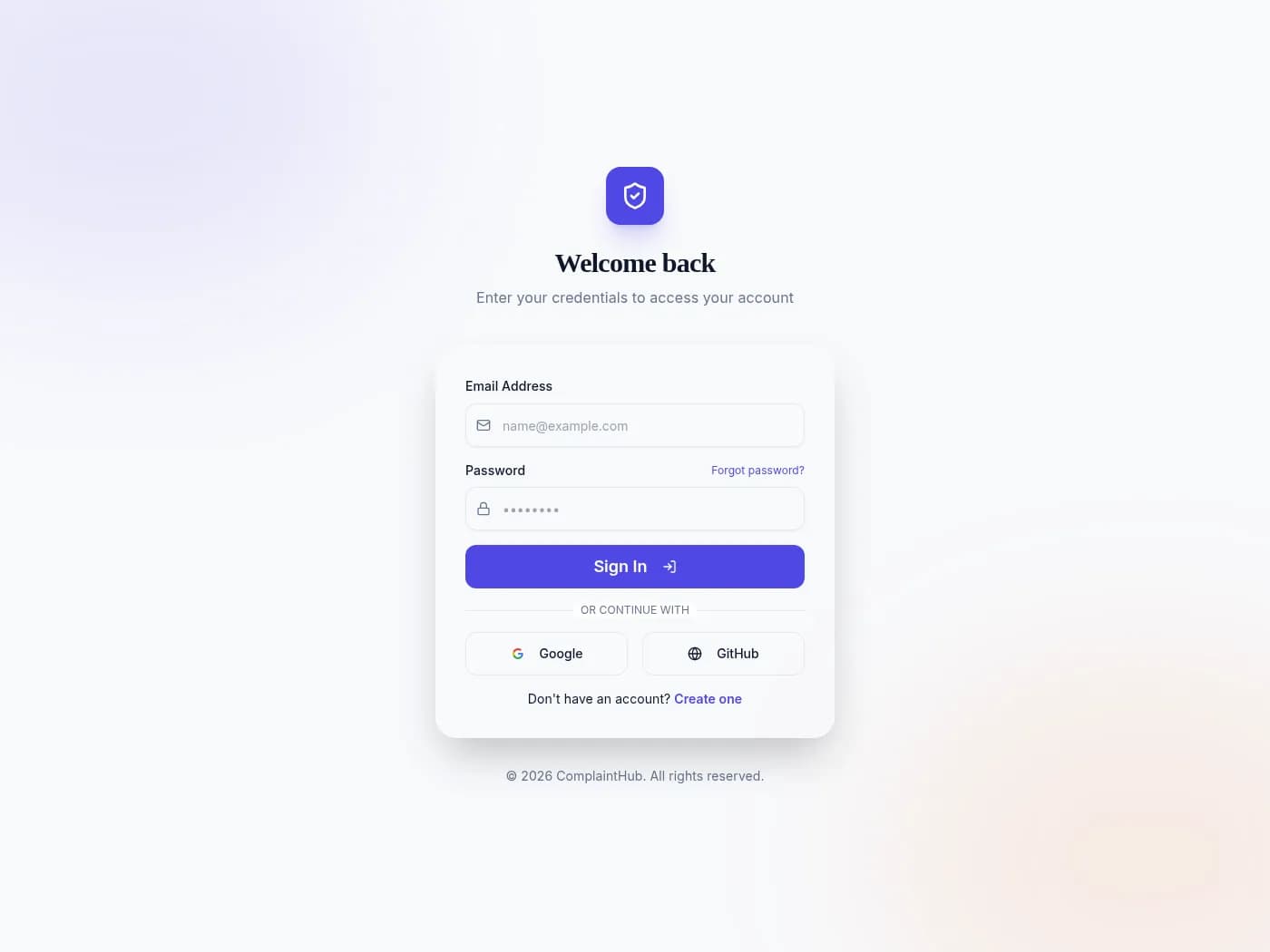 ComplaintHub Social Platform
