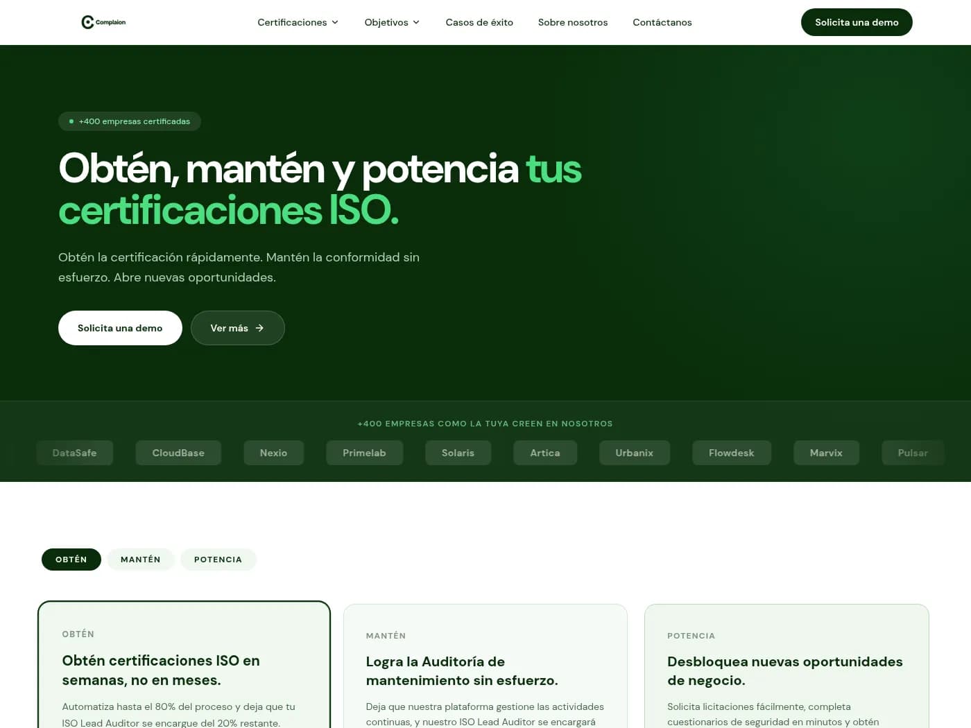 Complaion Web Clone