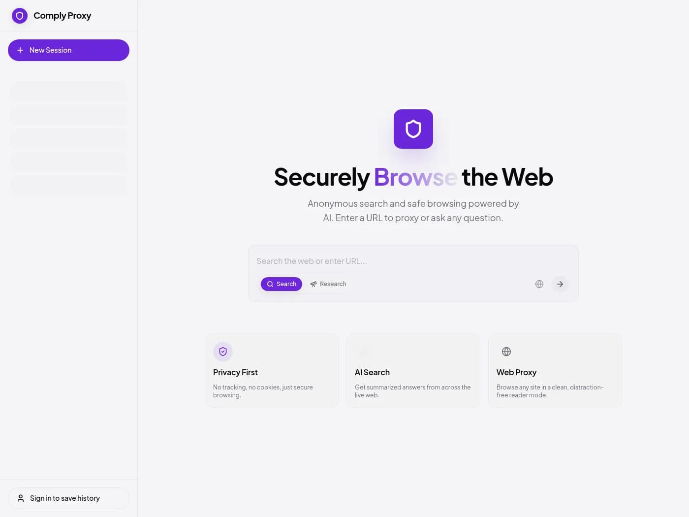 Comply Web Proxy