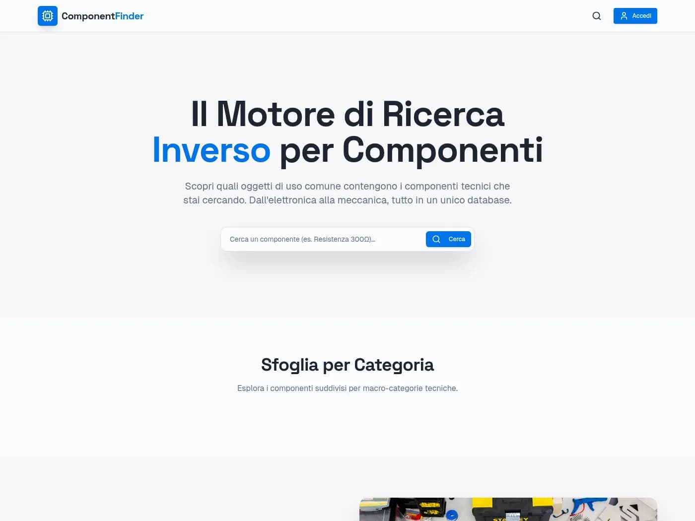 PARTS - Reverse Component Finder