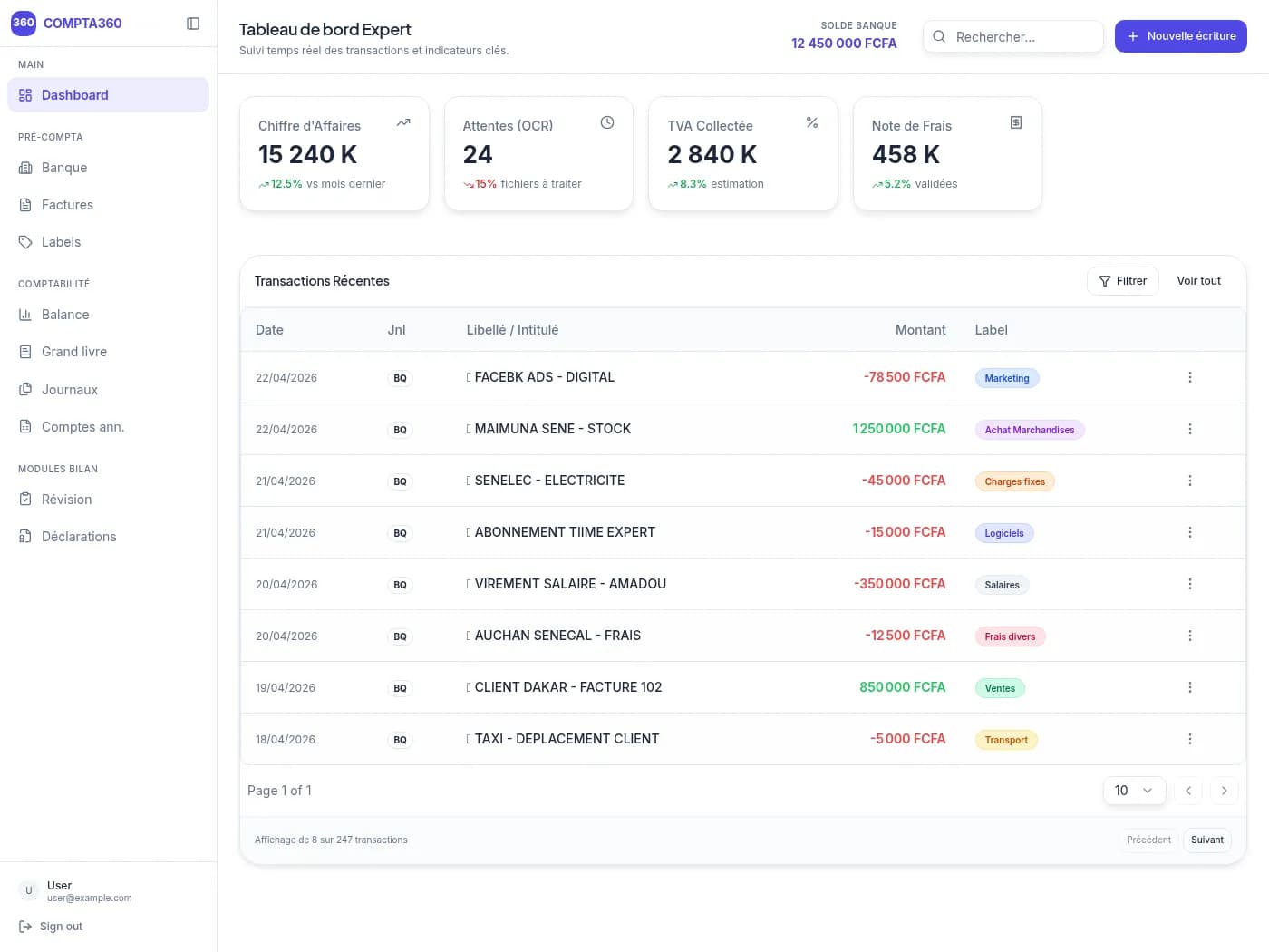 Compta360 SaaS Platform