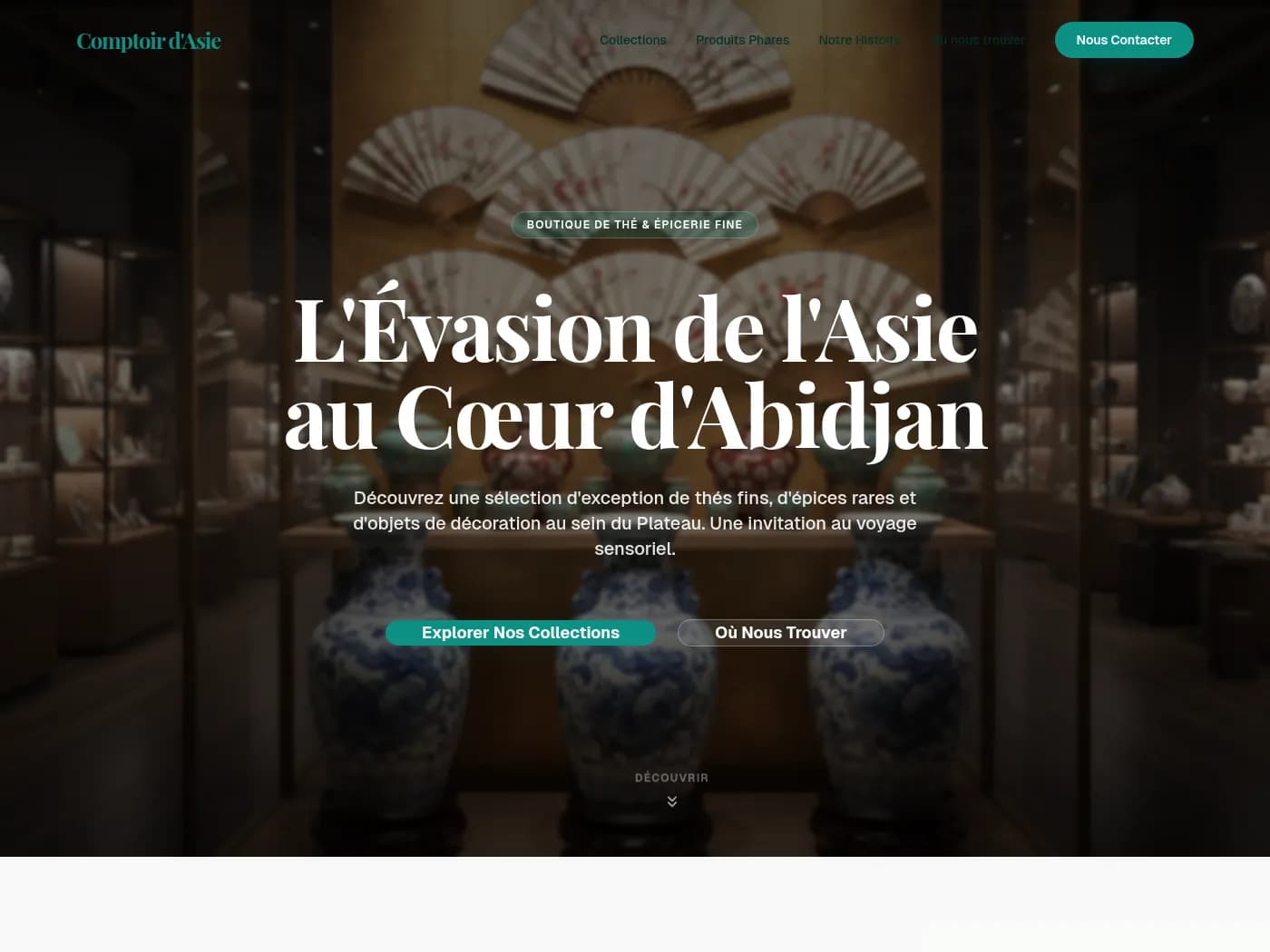 Comptoir d'Asie Site