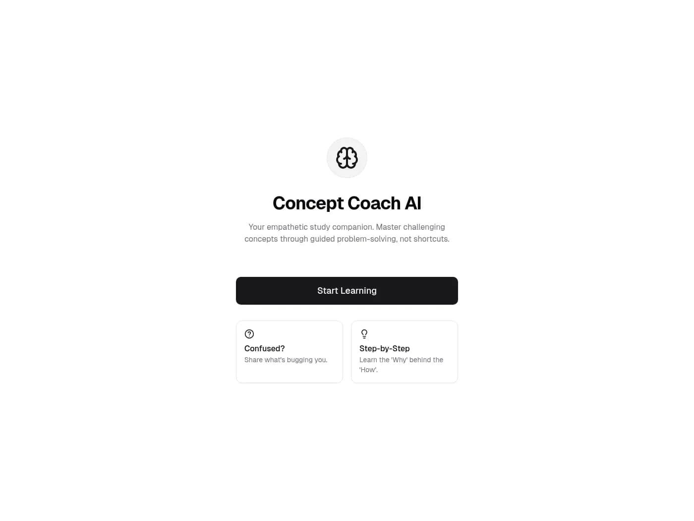 Concept Coach AI