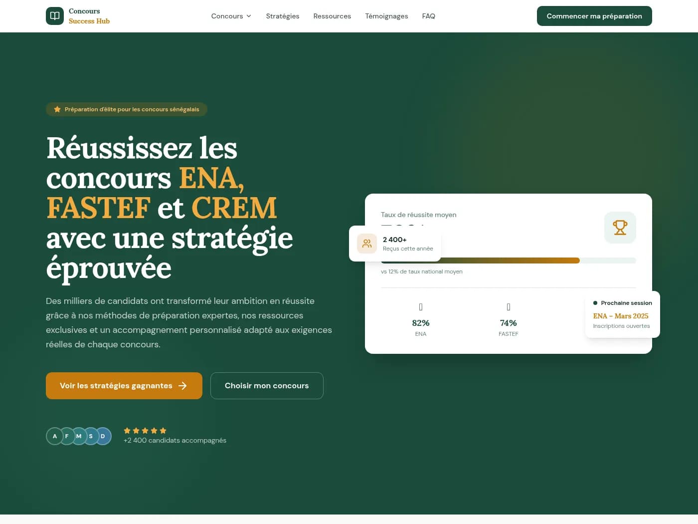 Concours Success Hub