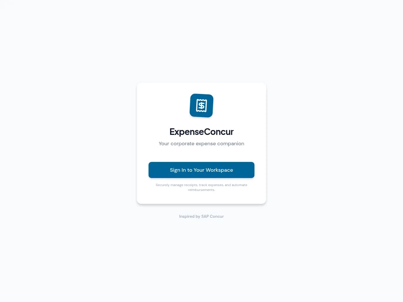 ExpenseConcur Clone