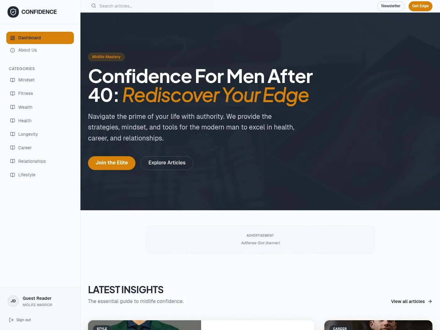 Confidence For Men 40+
