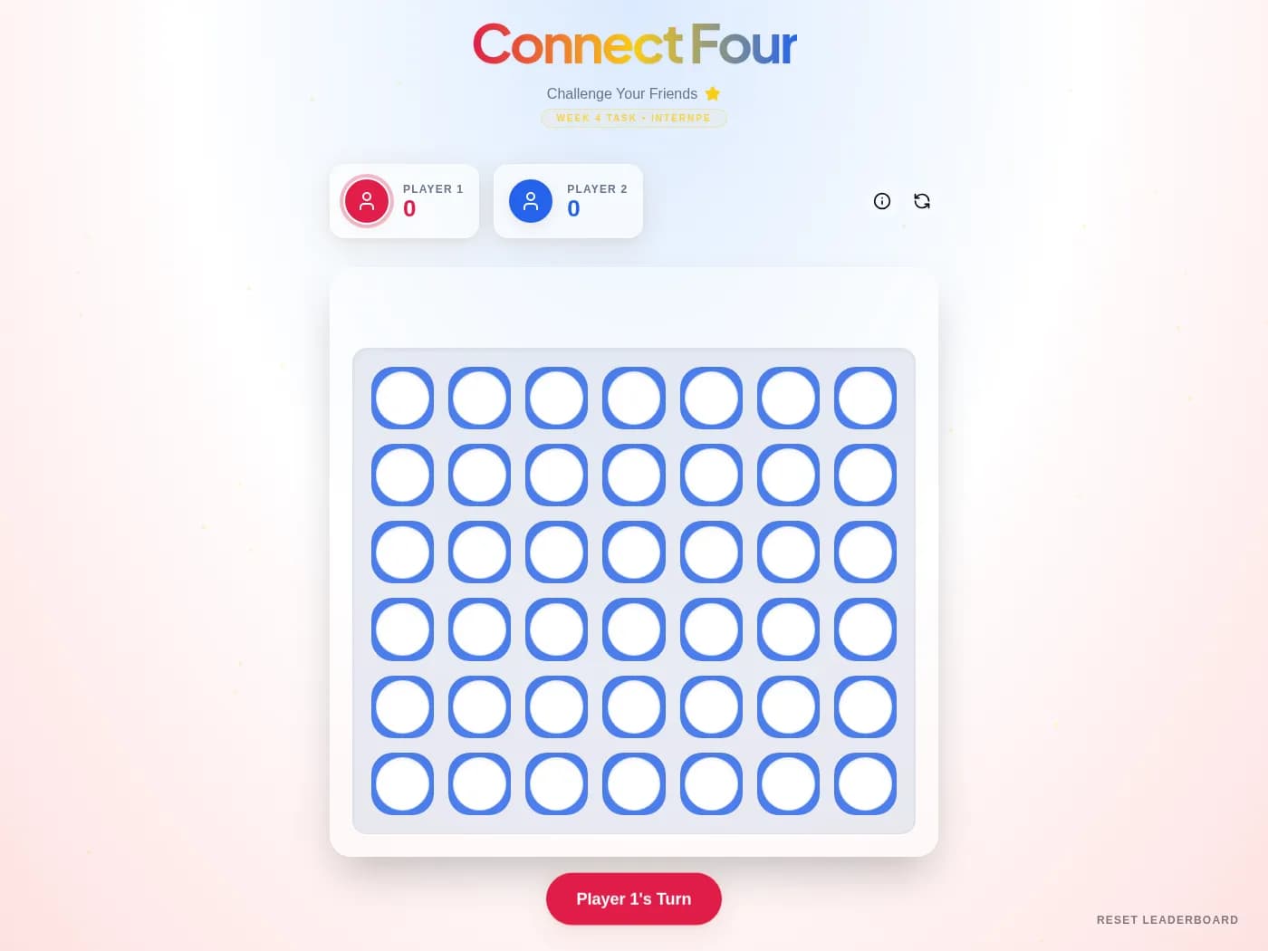 Web Connect Four