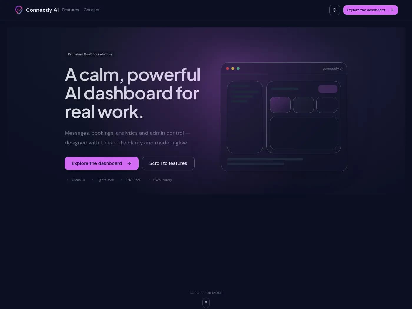 Connectly AI Dashboard