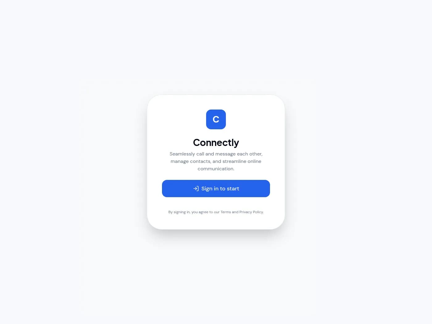 Connectly Web
