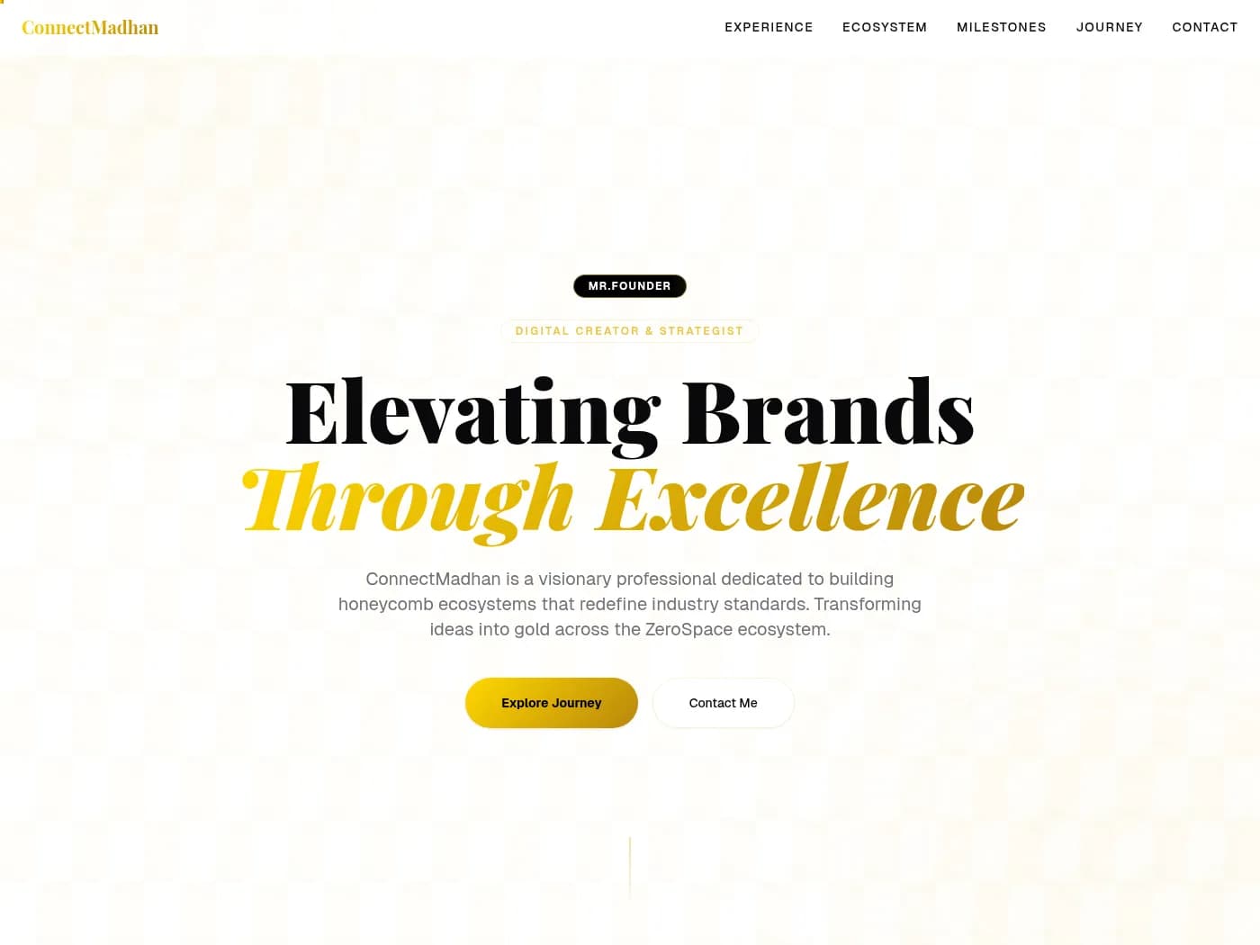 ConnectMadhan Portfolio