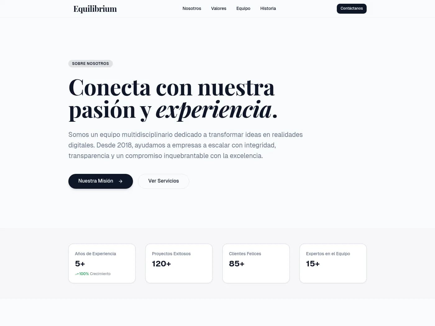 Conoce Nuestro Equipo