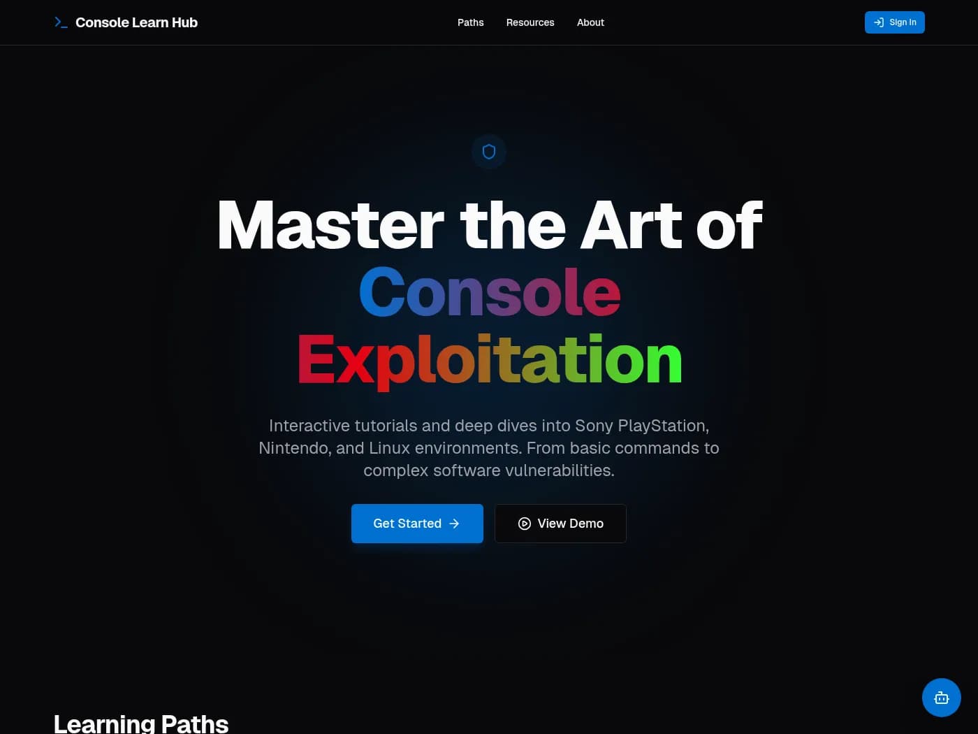 Console Learning Hub