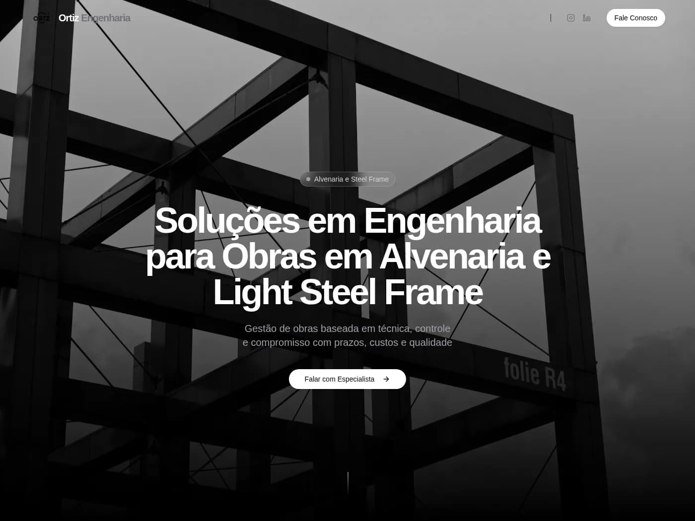 ConstruÁgil Landing Page