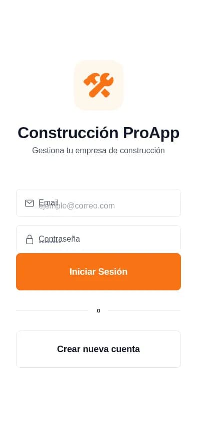 Construcción ProApp
