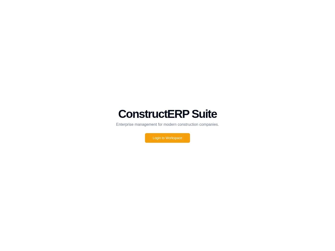 ConstructERP Suite