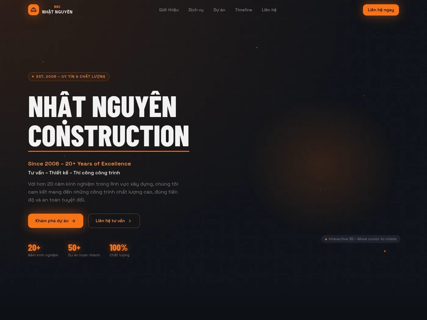 Nhật Nguyên Landing Page