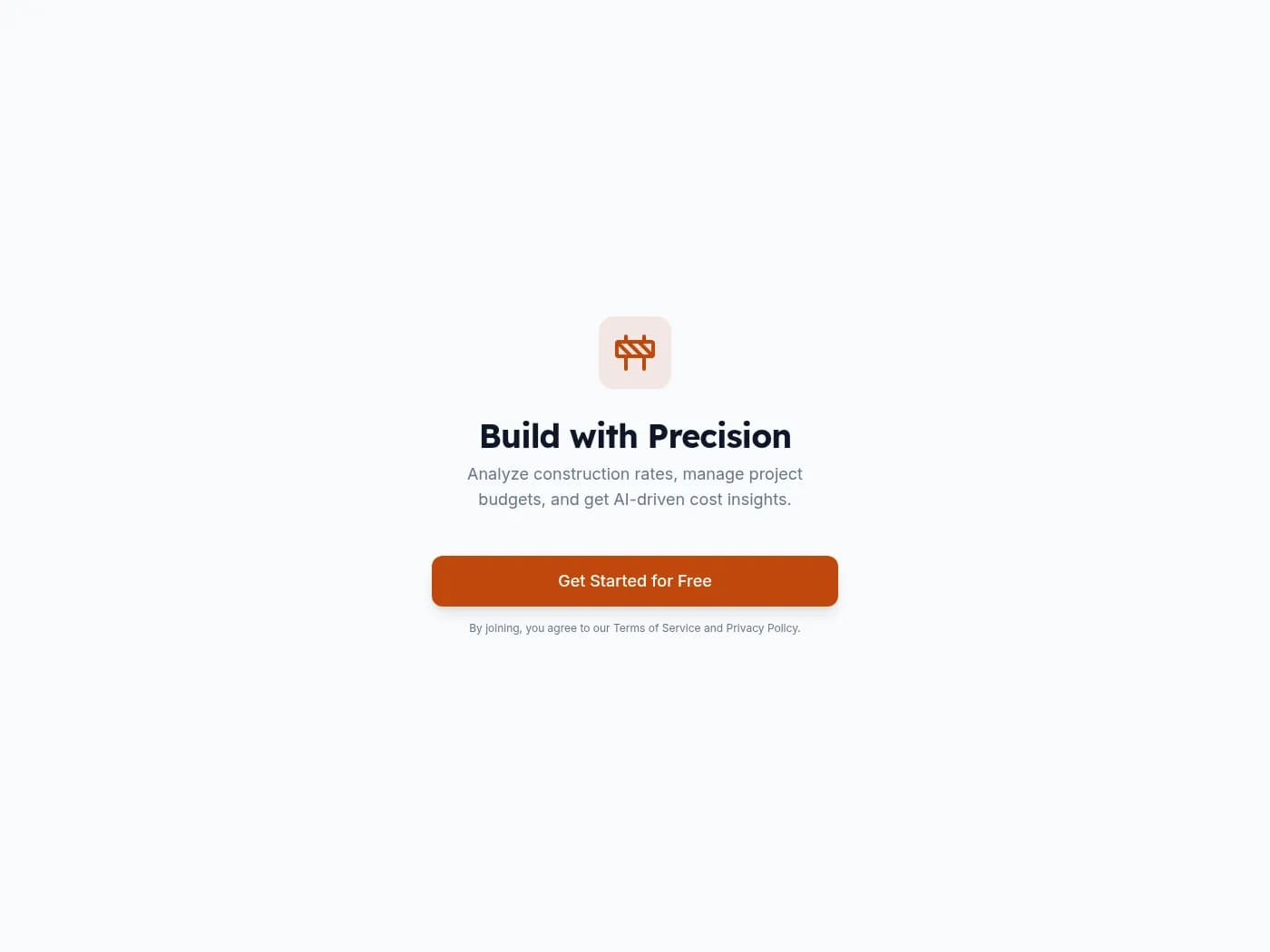 Construction Rate Analyzer