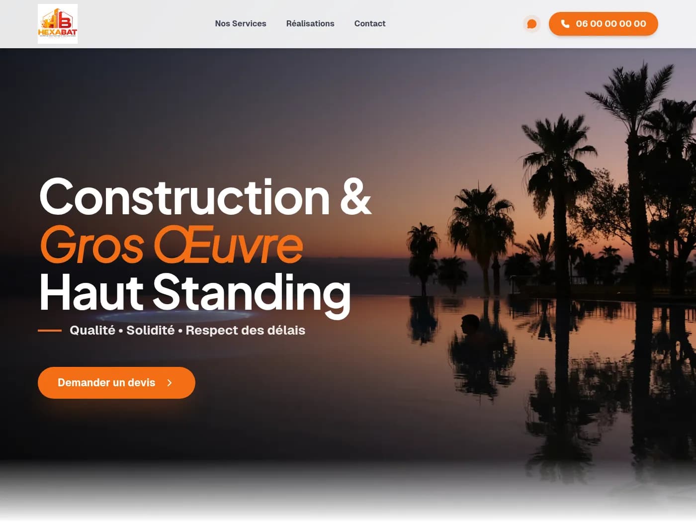 Construction Services Site