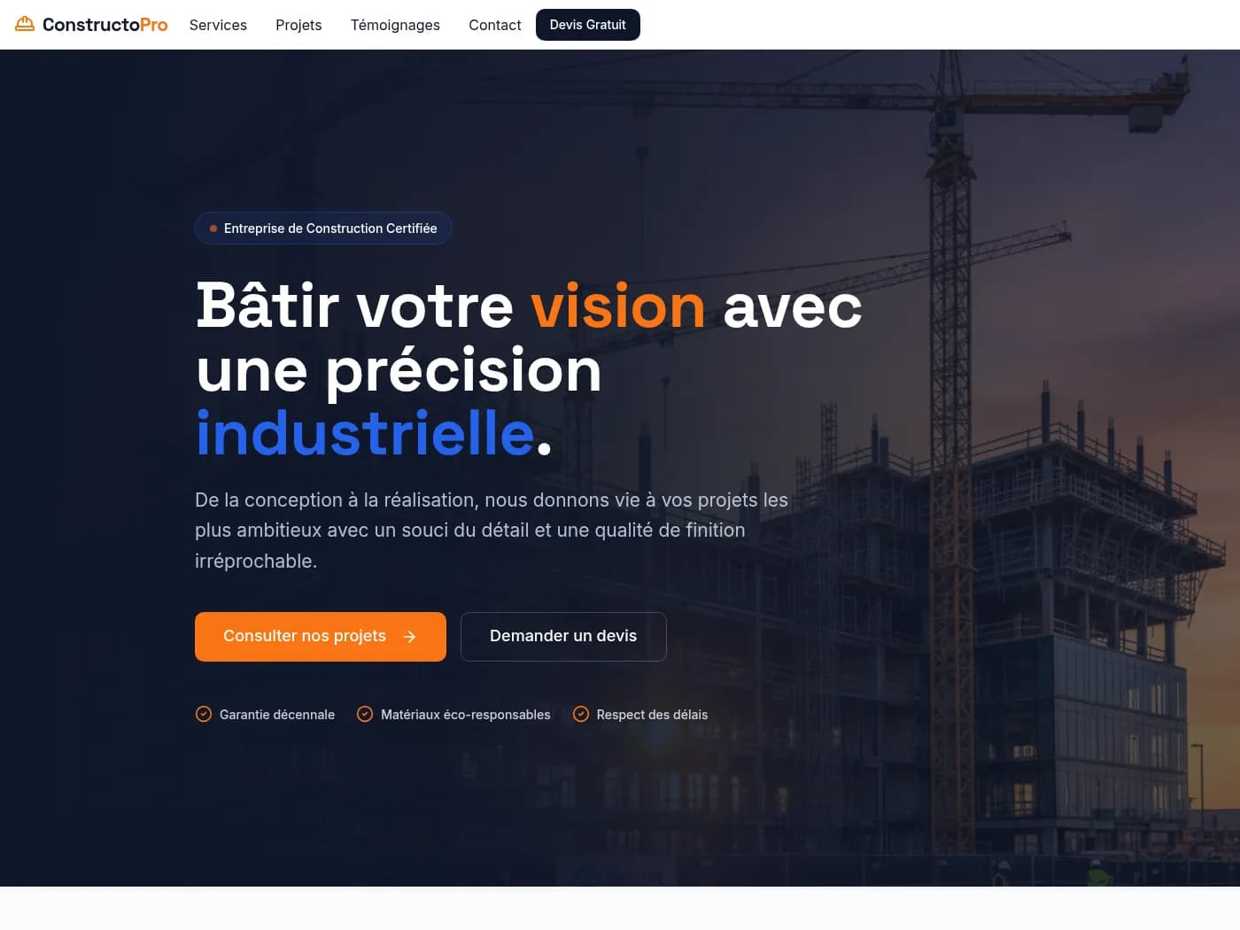 Constructora Web Pro