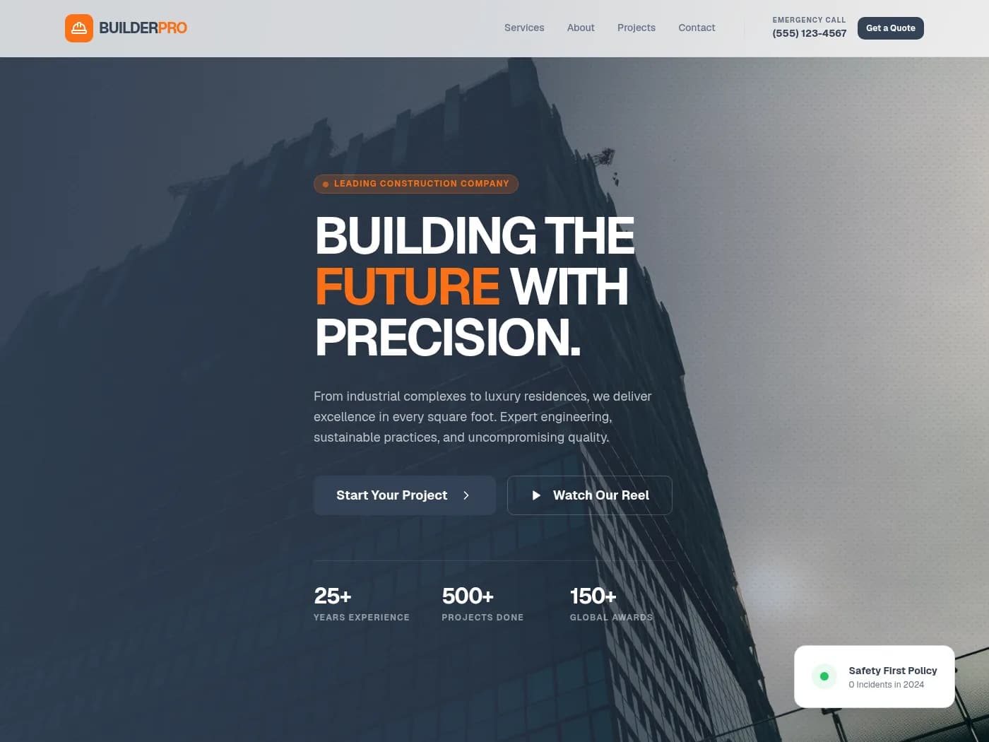 BuilderPro Website