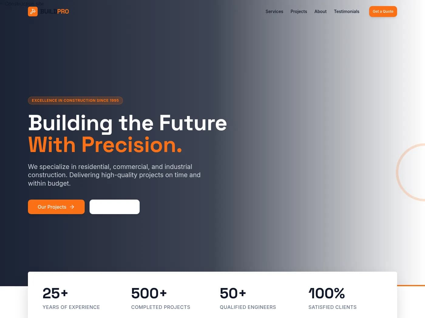 BuildPro Construction Site